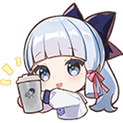 Sticker Maker - Genshin Impact - Kamisato Ayaka Pack 01
