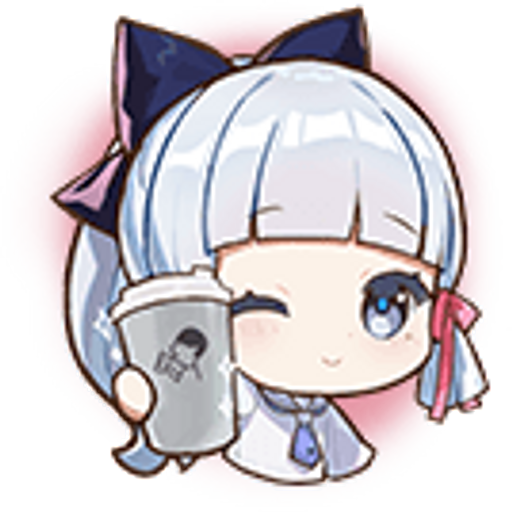 Sticker Maker - Genshin Impact - Kamisato Ayaka Pack 01