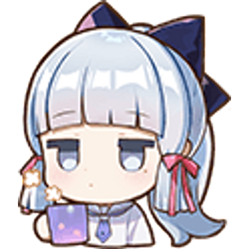 Sticker Maker - Genshin Impact - Kamisato Ayaka Pack 01