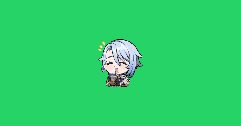 Sticker Maker - Genshin Impact - Kamisato Ayato Pack 01