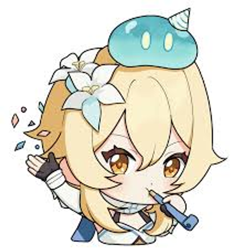 Sticker Maker - Genshin impact Lumine