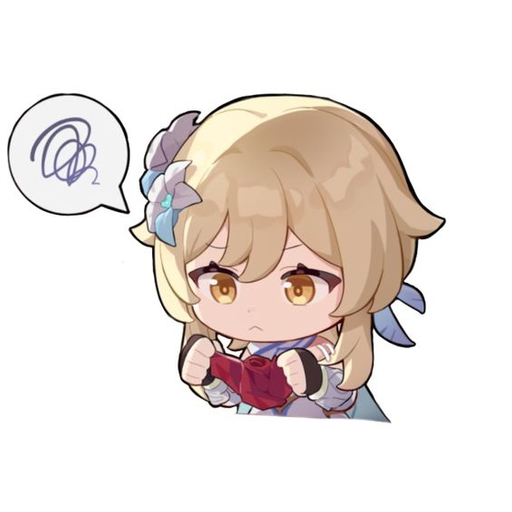 Sticker Maker - Genshin impact Lumine