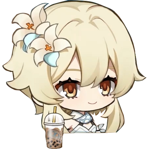 Sticker Maker - Genshin Impact Lumine