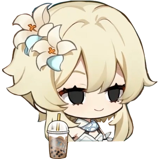 Sticker Maker - Genshin Impact Lumine