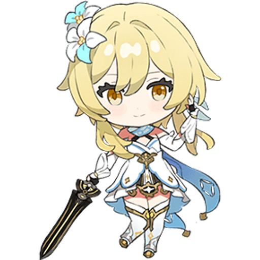Sticker Maker - Genshin Impact Lumine