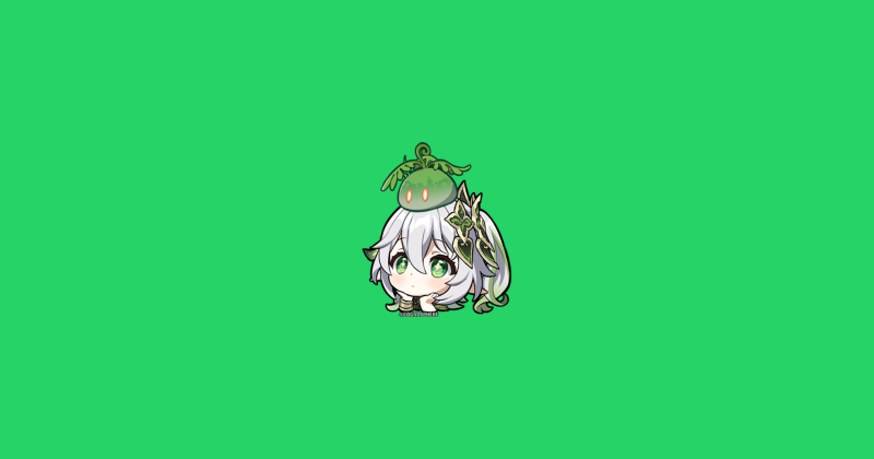 Sticker Maker - Genshin Impact - Nahida Pack 01