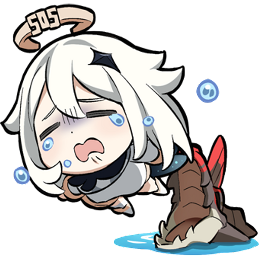 Sticker Maker - Genshin Impact Paimon 1
