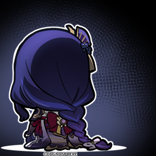 Sticker Maker - Genshin Impact - Raiden Shogun Pack 01