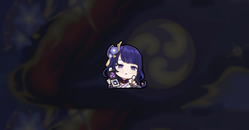 Sticker Maker - Genshin Impact Raiden