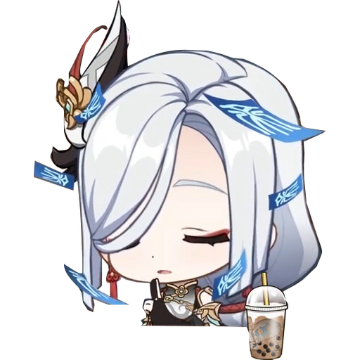 Sticker Maker - Genshin Impact Shenhe