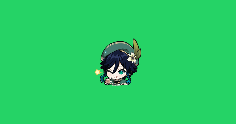 Sticker Maker - Genshin Impact - Venti Pack 01