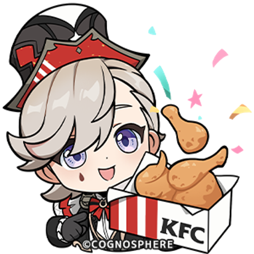 Sticker Maker - [Lyney]: Genshin Impact x KFC