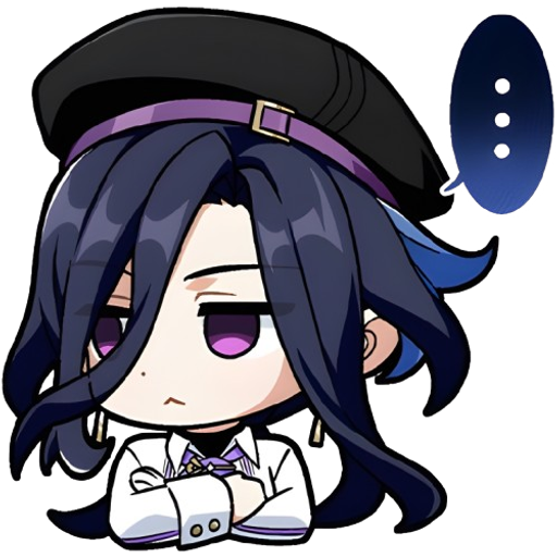 Sticker Maker - [Clorinde]: Genshin Impact x Luckin Coffee