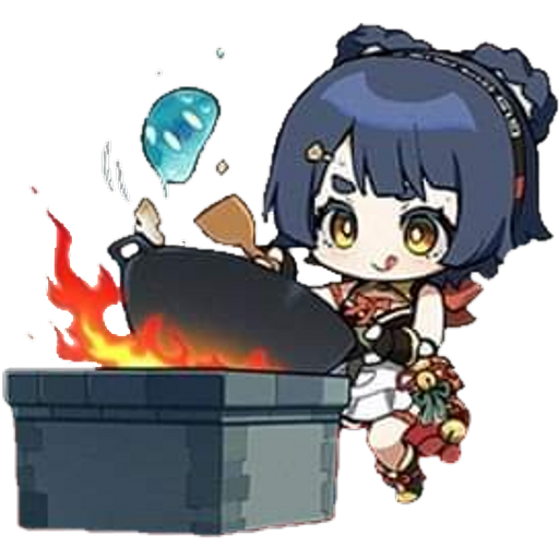 Sticker Maker - Genshin Impact Xiangling