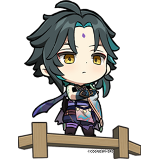 Sticker Maker - Genshin Impact - Xiao Pack 01
