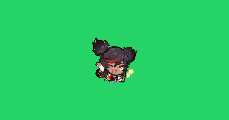 Sticker Maker - Genshin Impact - Xinyan Pack 01