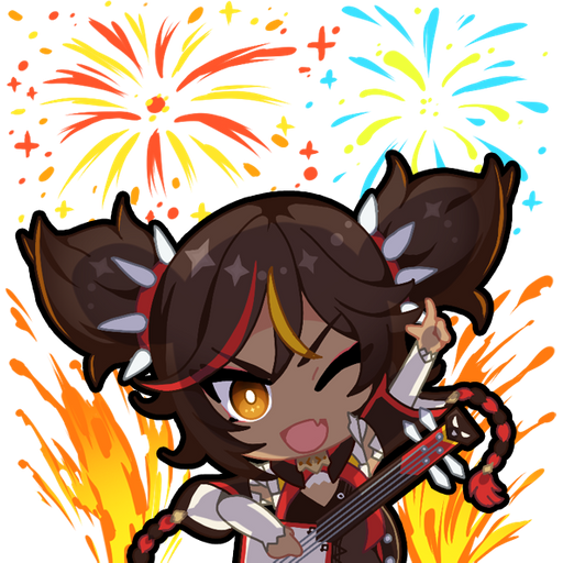 Sticker Maker - Genshin Impact - Xinyan Pack 01
