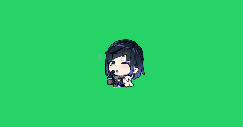 Sticker Maker - Genshin Impact - Yelan Pack 01
