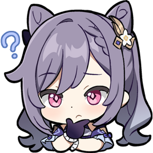Sticker Maker - Genshin - Keqing