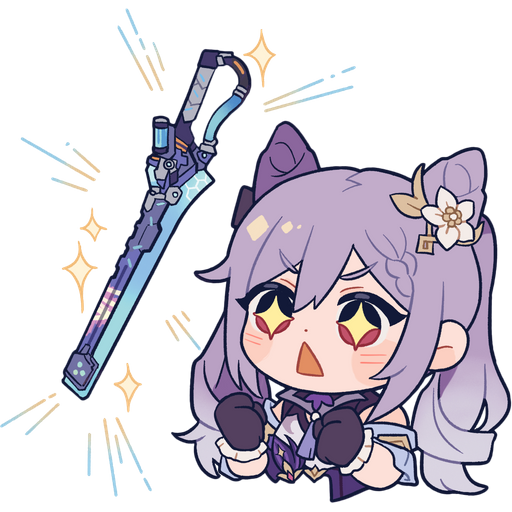 Sticker Maker - Genshin - Keqing