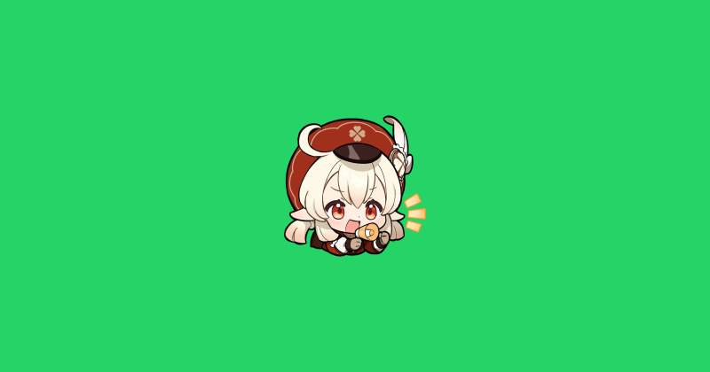 Sticker Maker - Genshin - Klee