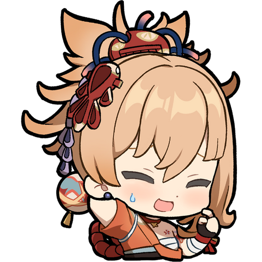 Sticker Maker - Genshin (Pyro Characters)