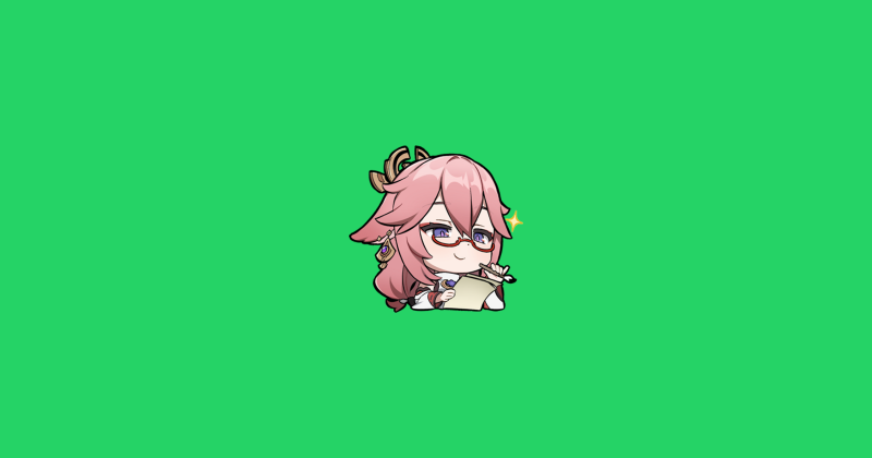 Sticker Maker - Genshin - Yae Miko
