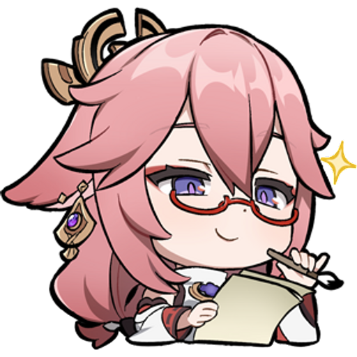 Sticker Maker - Genshin Yae Miko Sticker Maker - Genshin Yae Miko