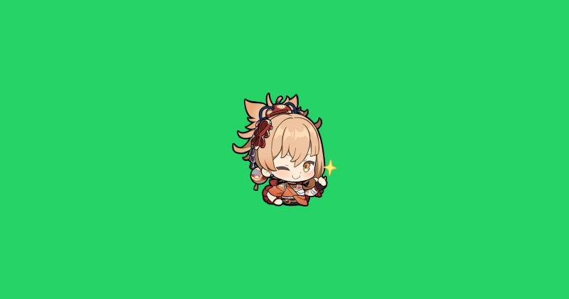 Sticker Maker - Genshin - Yoimiya