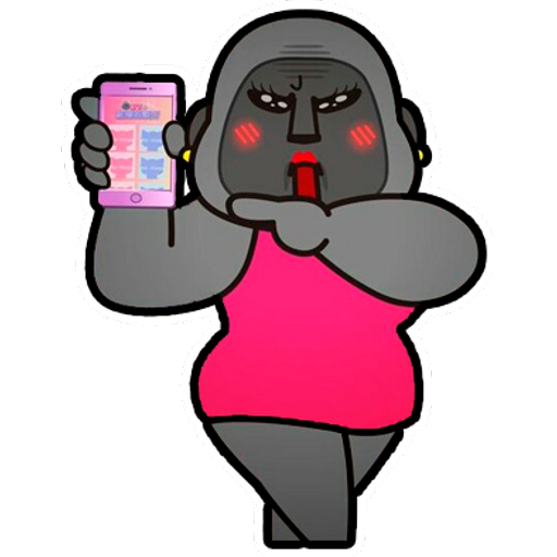 Sticker Maker - Gori & Washimi (Aggretsuko)