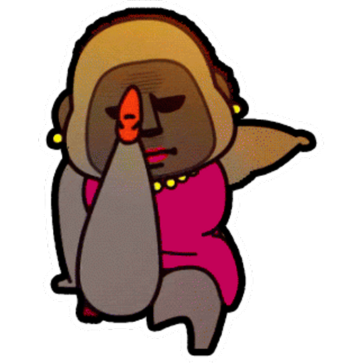 Sticker Maker - Gori & Washimi (Aggretsuko)