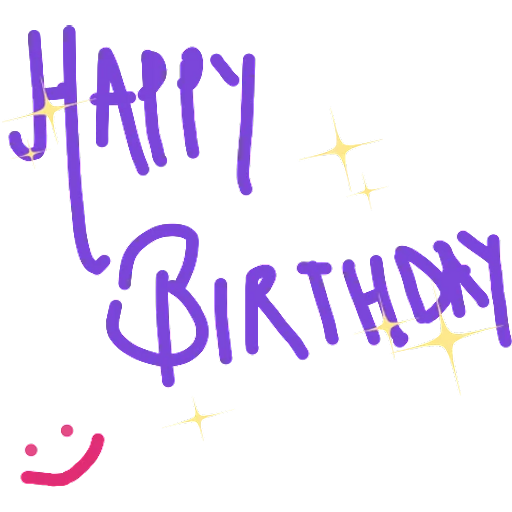 Sticker Maker - Happy Birthday 5