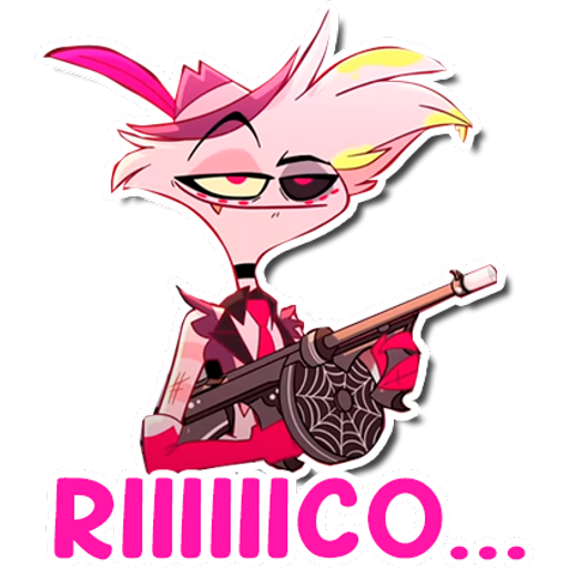 Sticker Maker - Hazbin Hotel Spanish