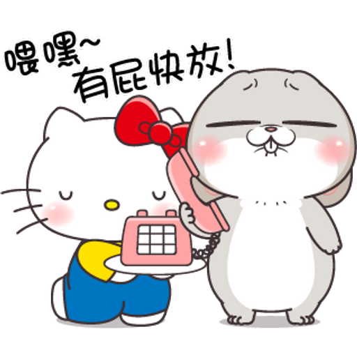 Sticker Maker - HelloKitty x Very Miss Rabbit