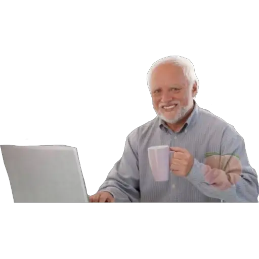 Sticker Maker - Hide The Pain Harold