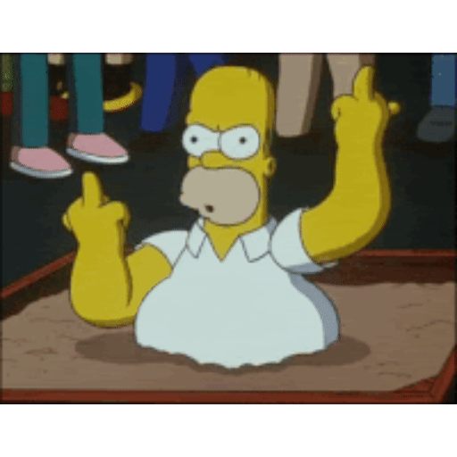 Sticker Maker - Homero Simpson | Stickers Animateds