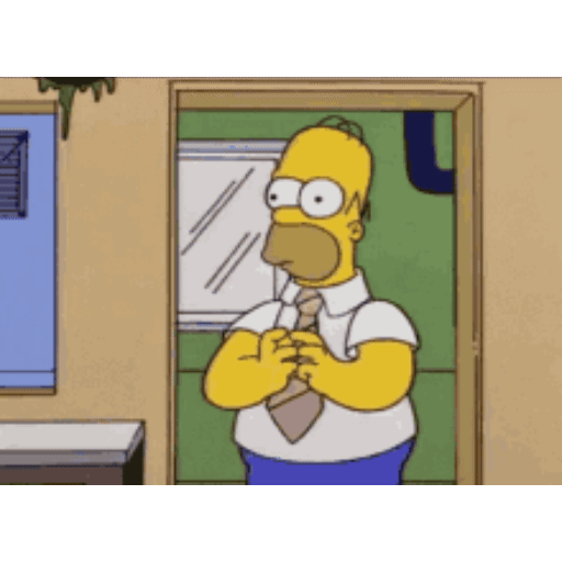 Sticker Maker - Homero Simpson | Stickers Animateds