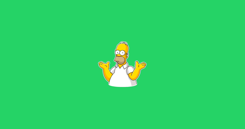 Sticker Maker - Homero Simpson. Parte 1