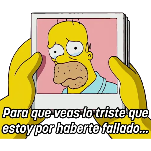 Sticker Maker - HOMERO TRISTE