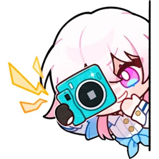 Sticker Maker - Honkai: Star Rail - March 7th Stickers