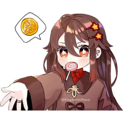 Sticker Maker - Hutao Chibi #1