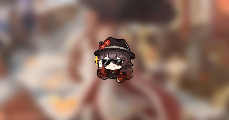 Sticker Maker - [HuTao]: Genshin Impact x One PLUS