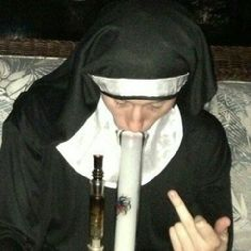 Sticker Maker - I if I were a nun