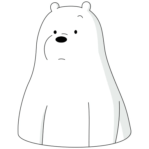 Sticker Maker - ice bear 2