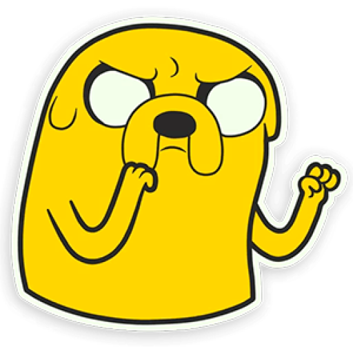 Sticker Maker - Jake The Dog (Adventure Time)