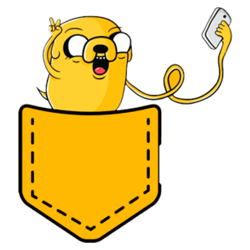 Sticker Maker - Jake The Dog (Adventure Time)