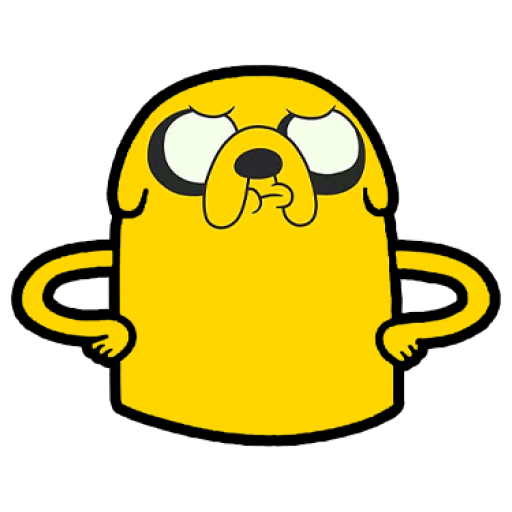 Sticker Maker - Jake The Dog (Adventure Time)