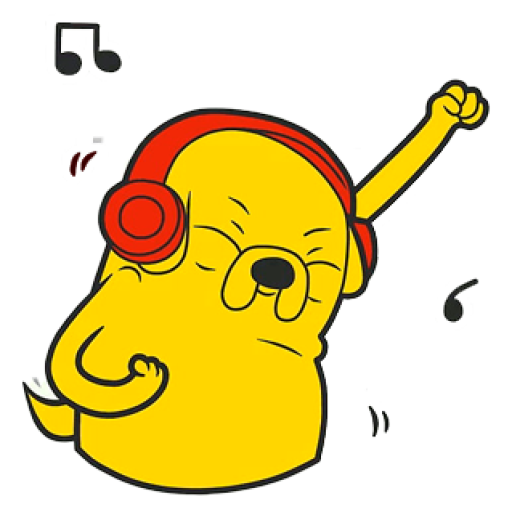 Sticker Maker - Jake The Dog (Adventure Time)
