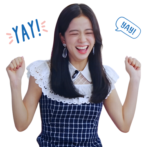 Sticker Maker - Jisoo Iconic Meme
