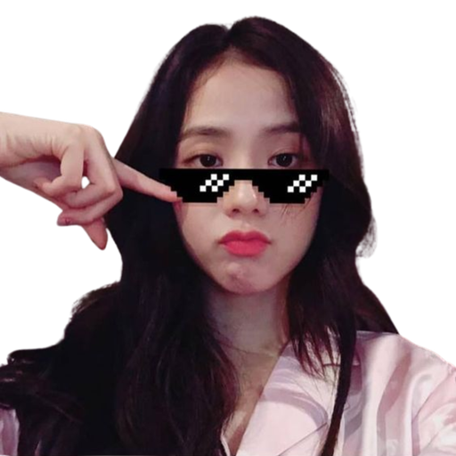 Sticker Maker - Jisoo Iconic Meme